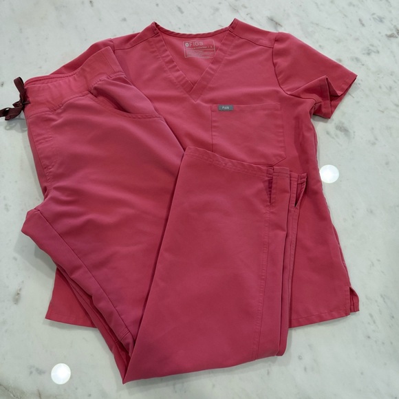 Figs | Other | Figs Womens Pink Scrub Set | Poshmark